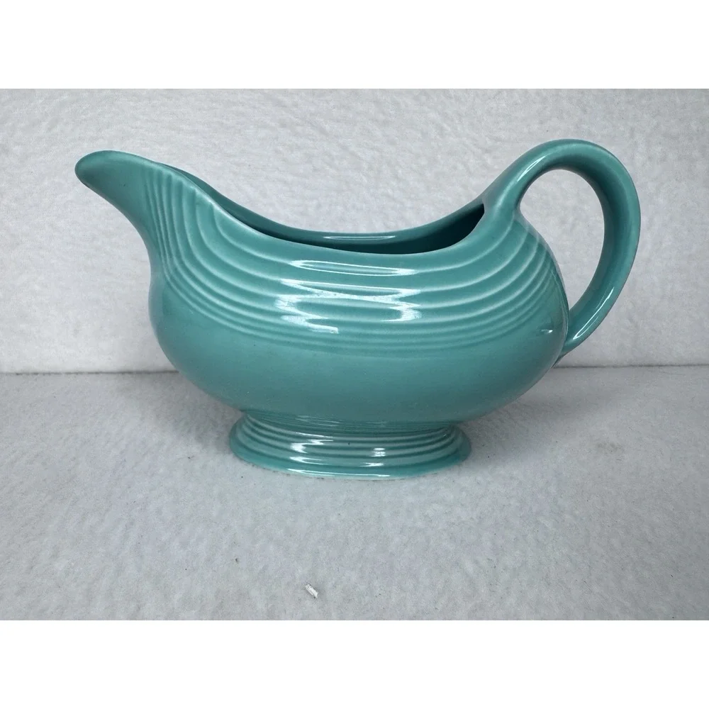 Fiesta | Dining | Homer Laughlin Fiesta Ware Turquoise Gravy Boat ...